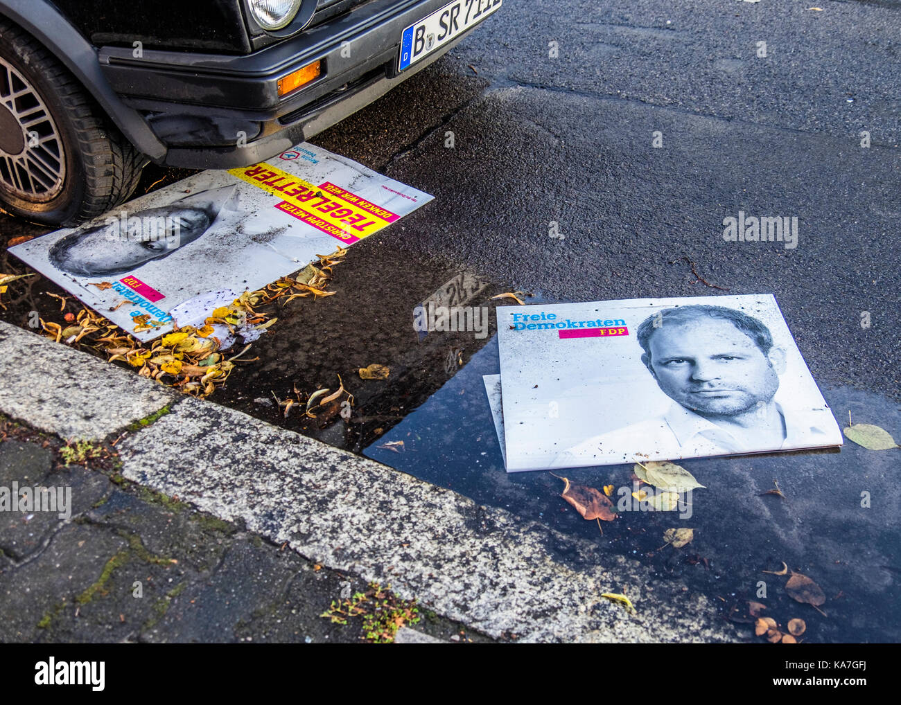 Berlin Germany, The German Federal Election is over.Election poster ...