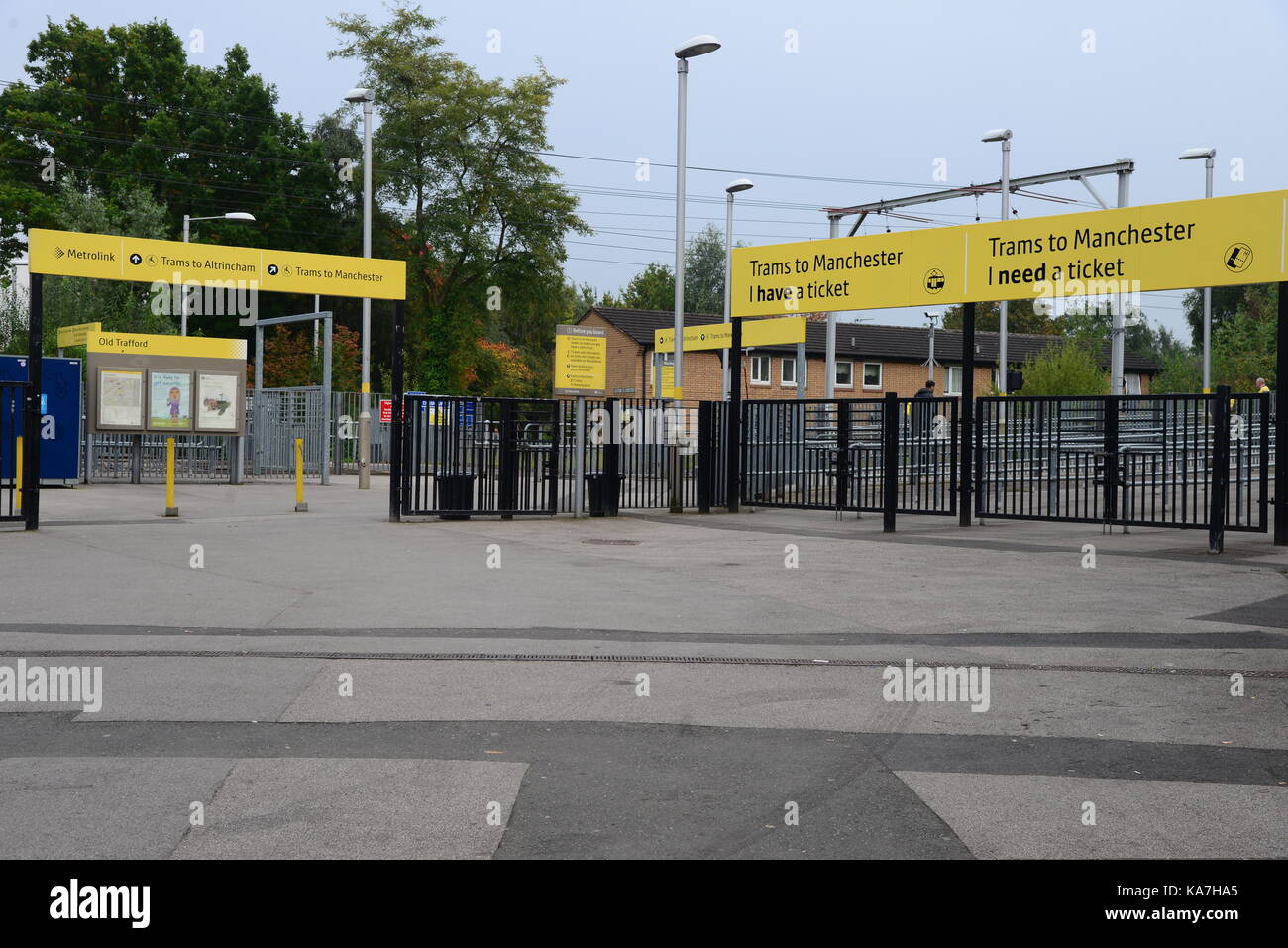 Old trafford metrolink stop hi-res stock photography and images - Alamy