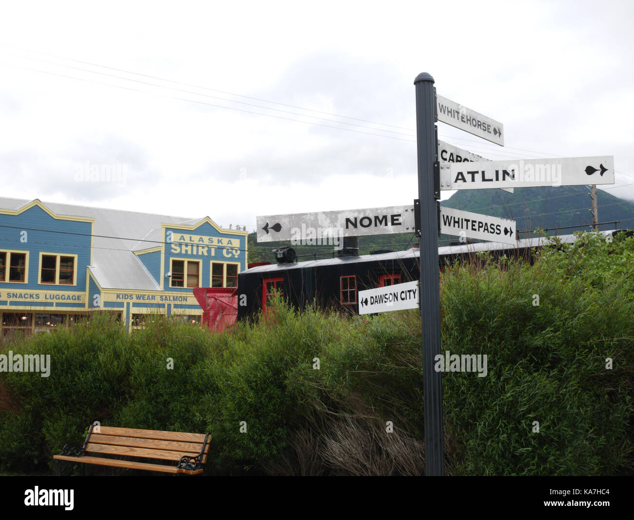 Skagway alaska tourist hi-res stock photography and images - Alamy