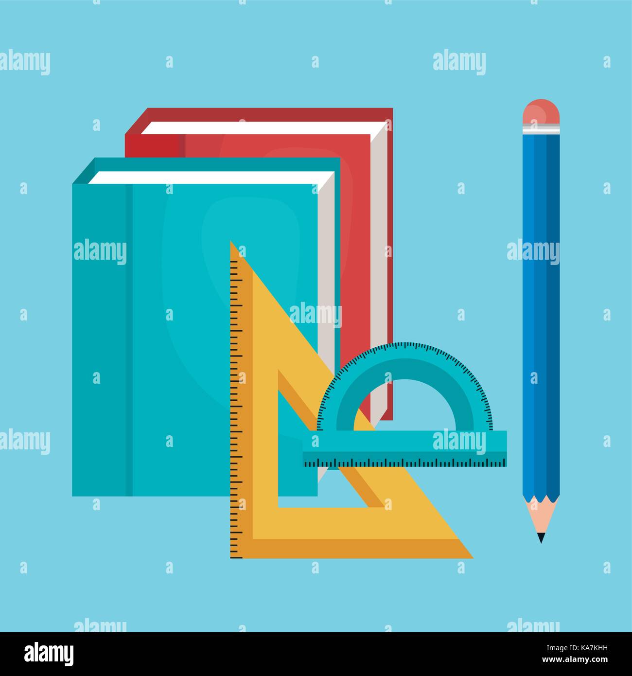education tools set icons Stock Vector Image & Art - Alamy