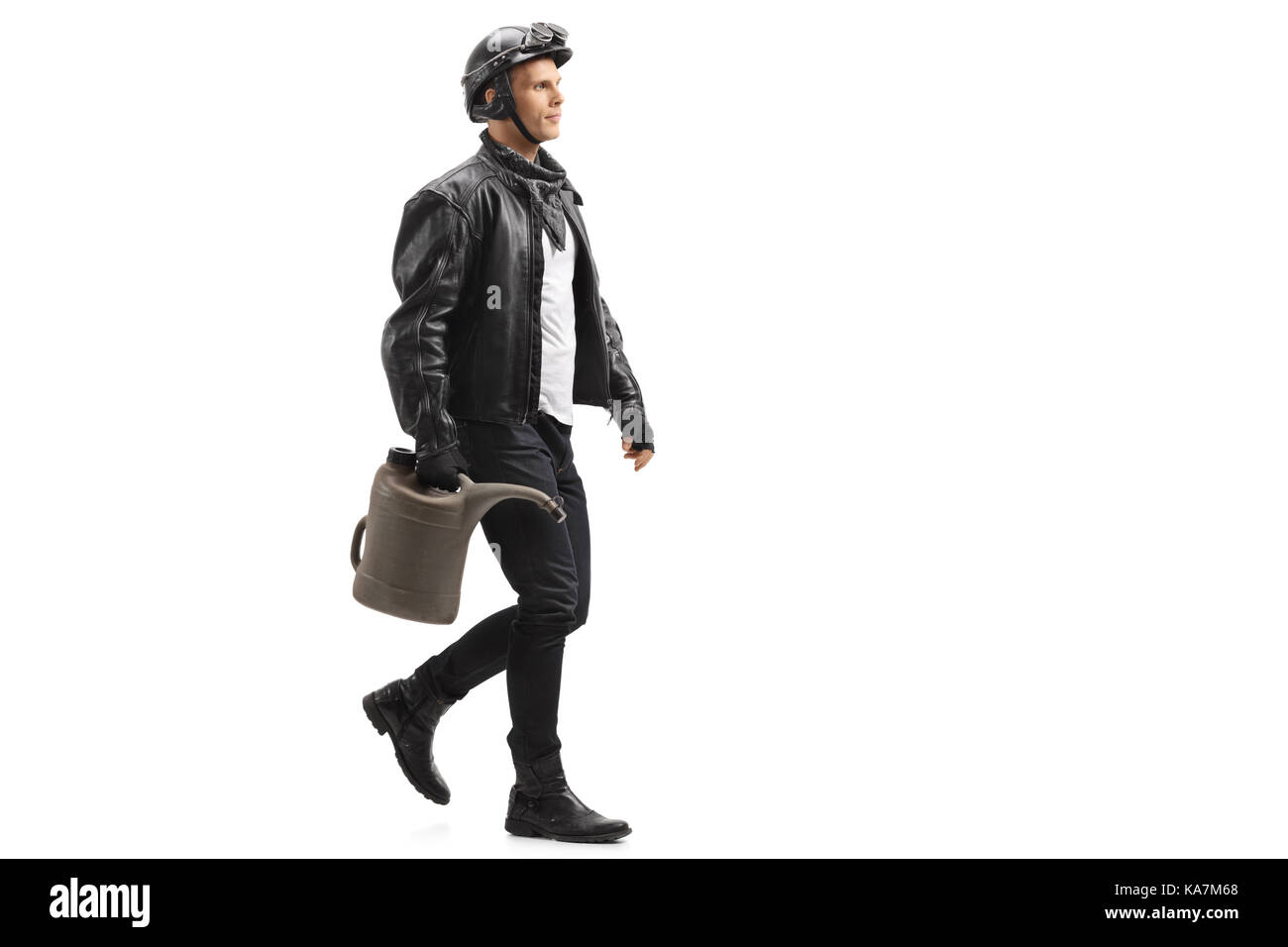 Man walking gas can hi-res stock photography and images - Alamy