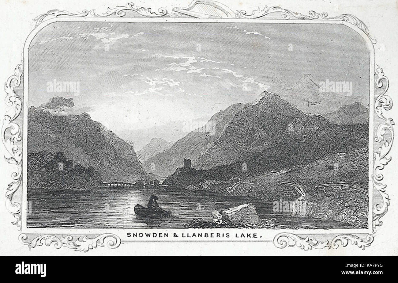 Map of llanberis hi-res stock photography and images - Alamy