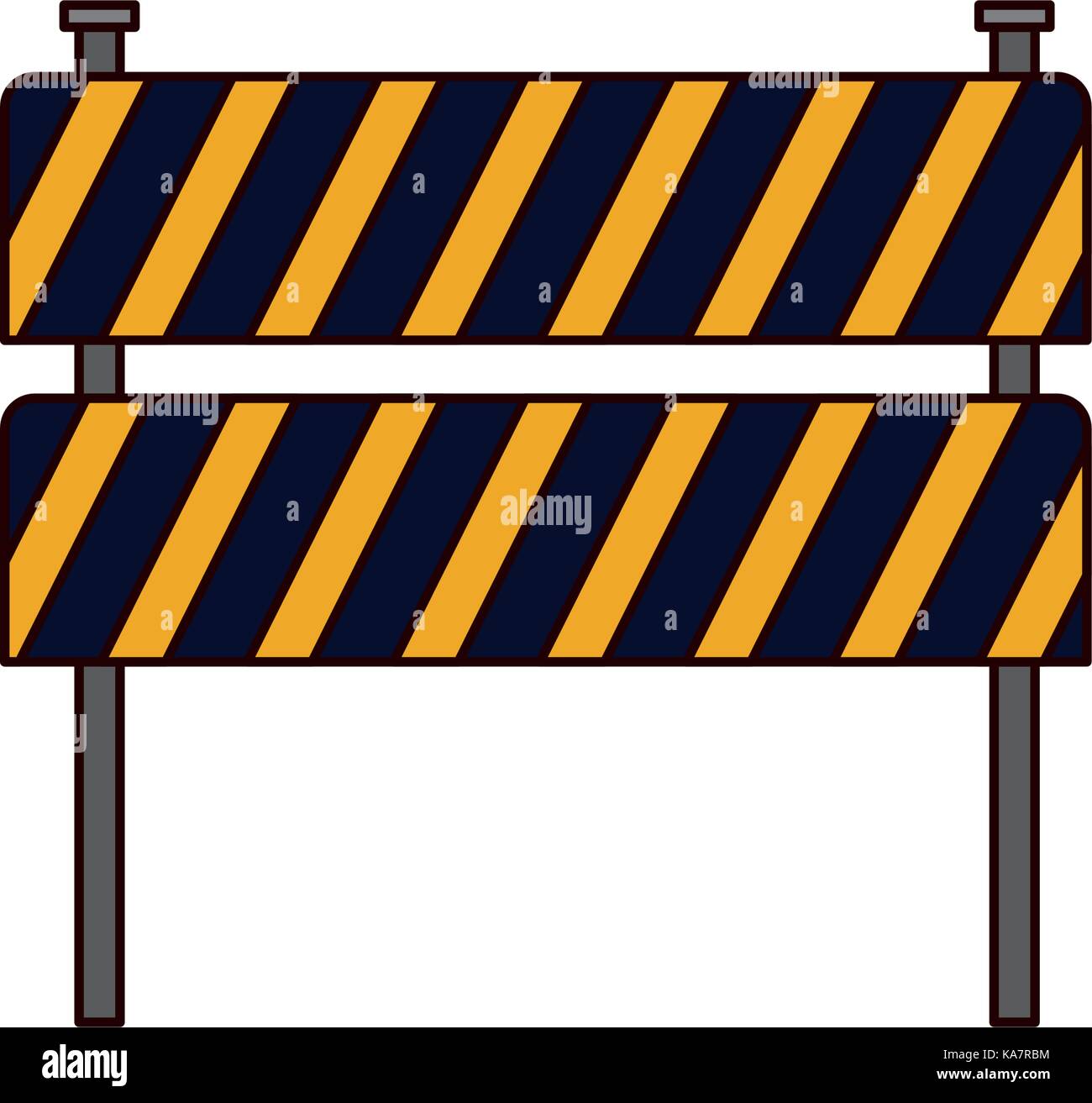 Traffic fence Stock Vector Images - Alamy