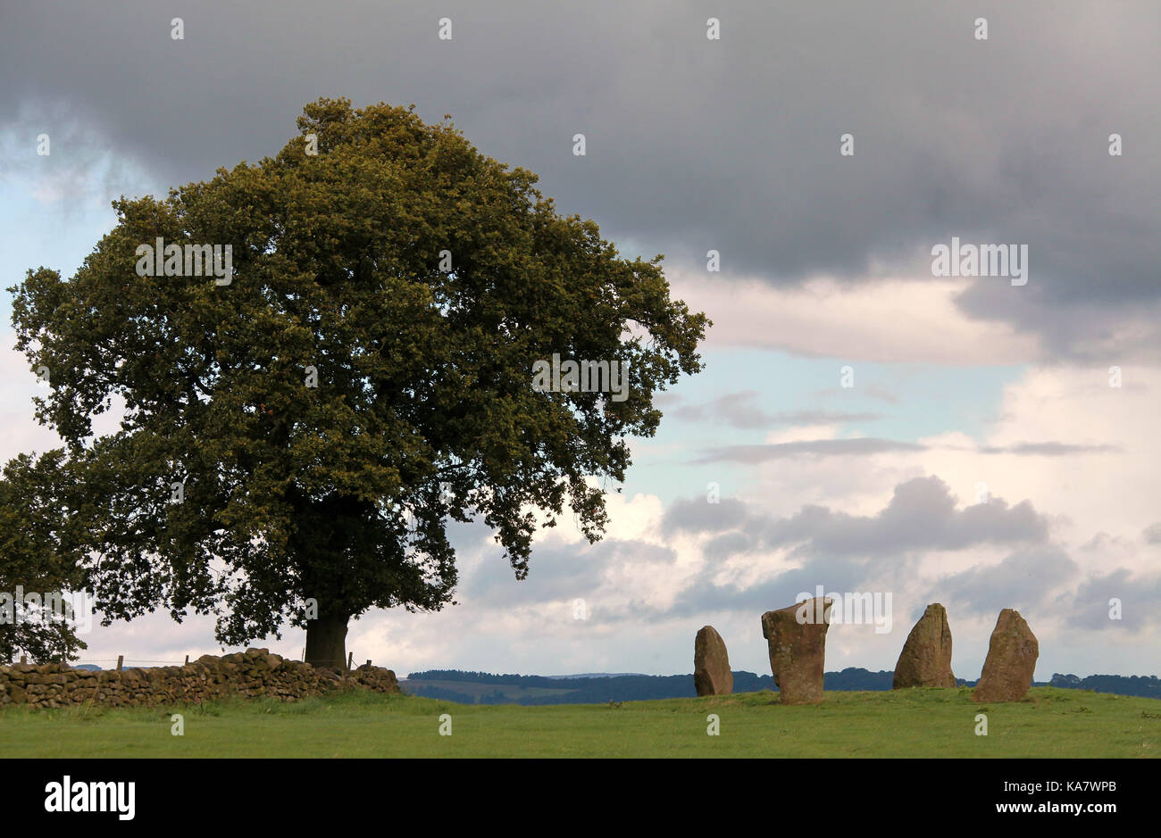 Nine stones close in derbyshire, england hi-res stock photography and ...