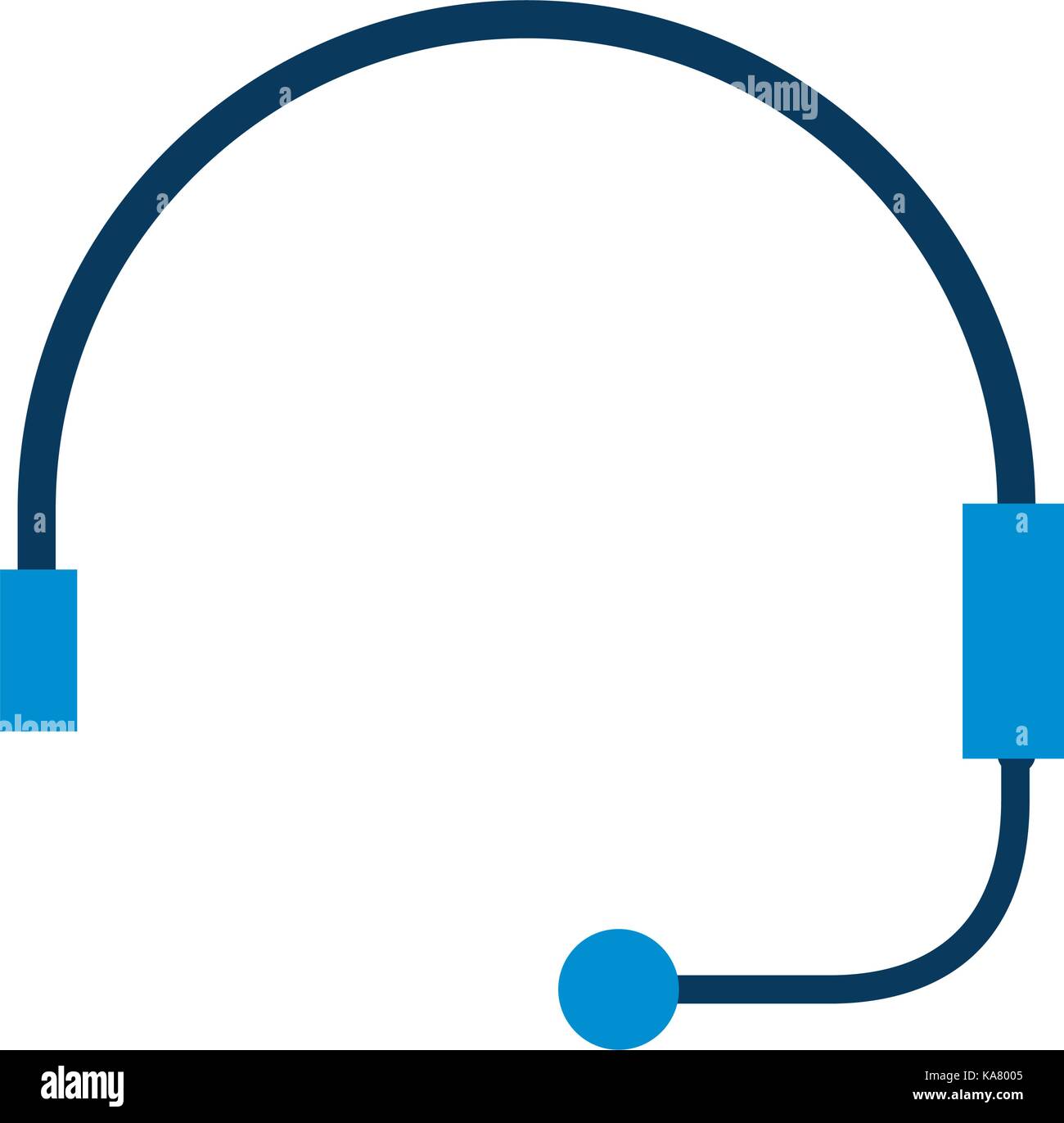 headphone for support or service customer Stock Vector Image & Art - Alamy