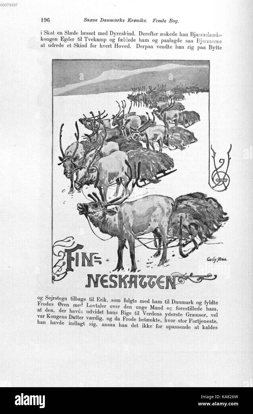 Saxo Grammaticus Frederik Winkel Horn Louis Moe (1898) bsb00073337 ...