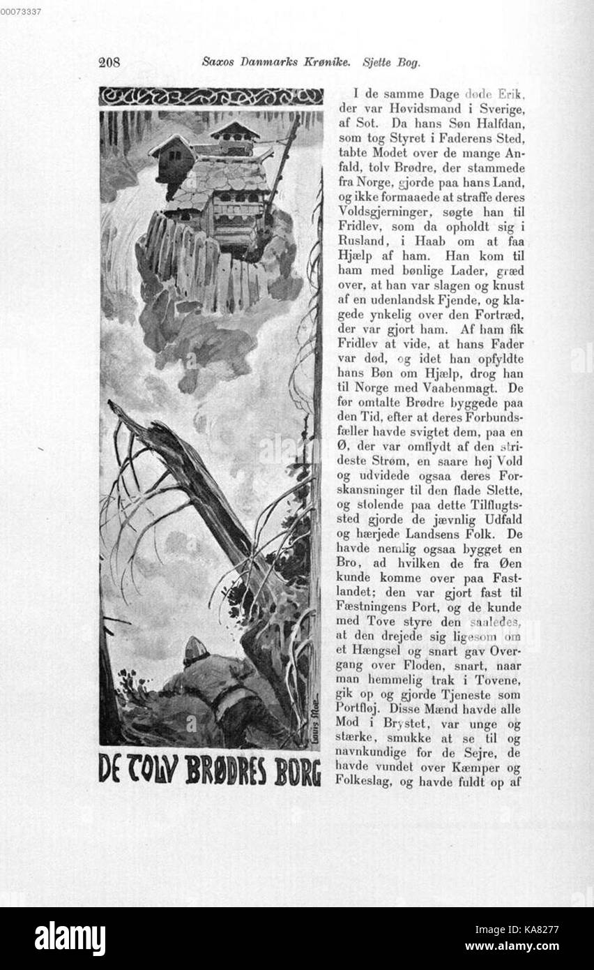 Saxo Grammaticus Frederik Winkel Horn Louis Moe (1898) bsb00073337 ...