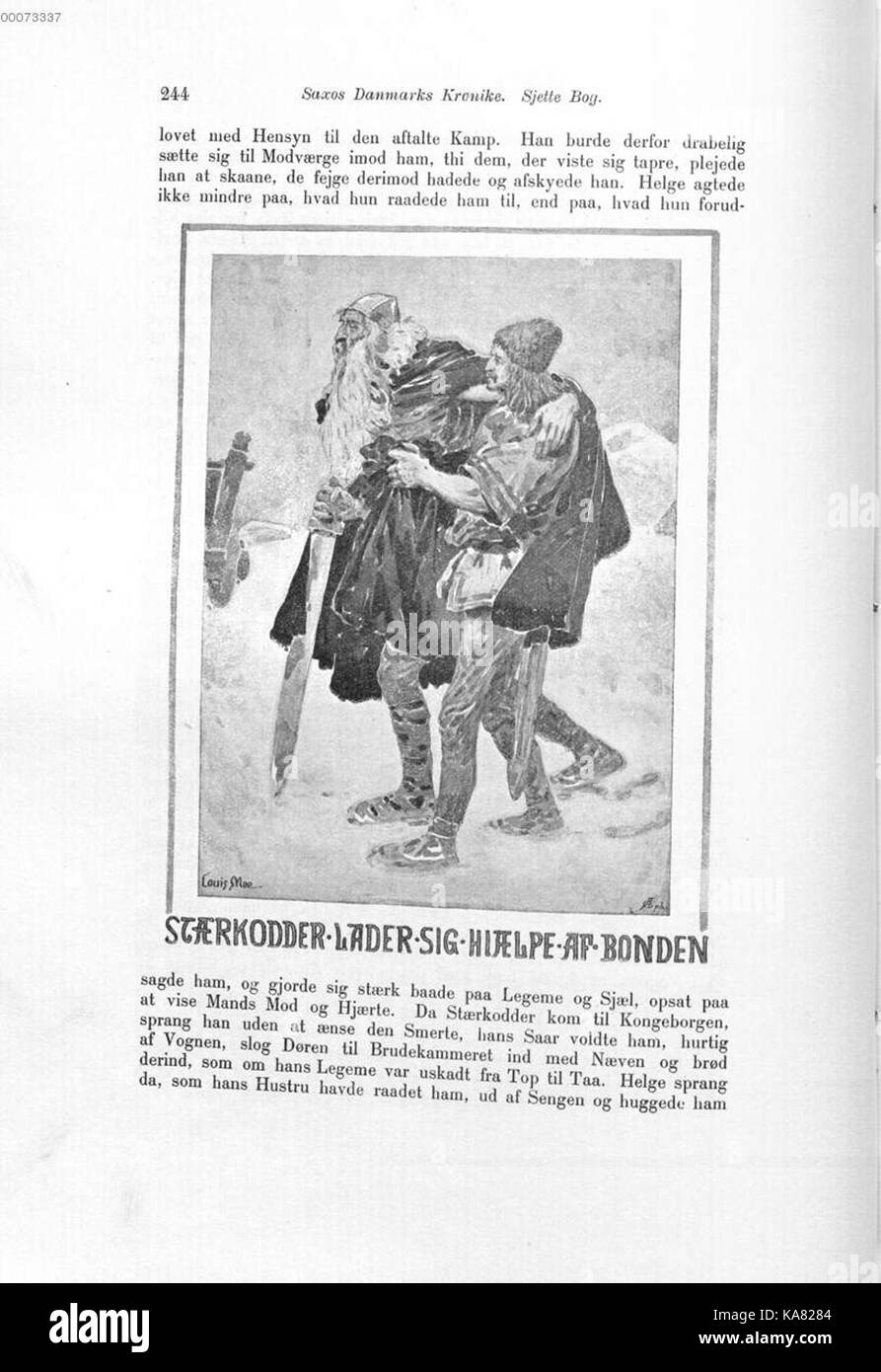 Saxo Grammaticus Frederik Winkel Horn Louis Moe (1898) bsb00073337 ...