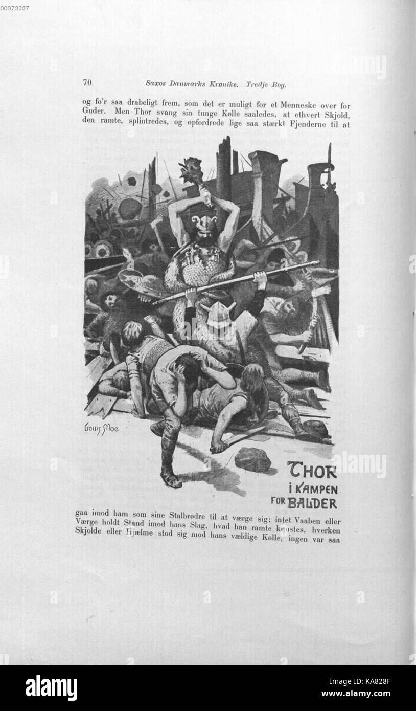 Saxo Grammaticus Frederik Winkel Horn Louis Moe (1898) bsb00073337 ...