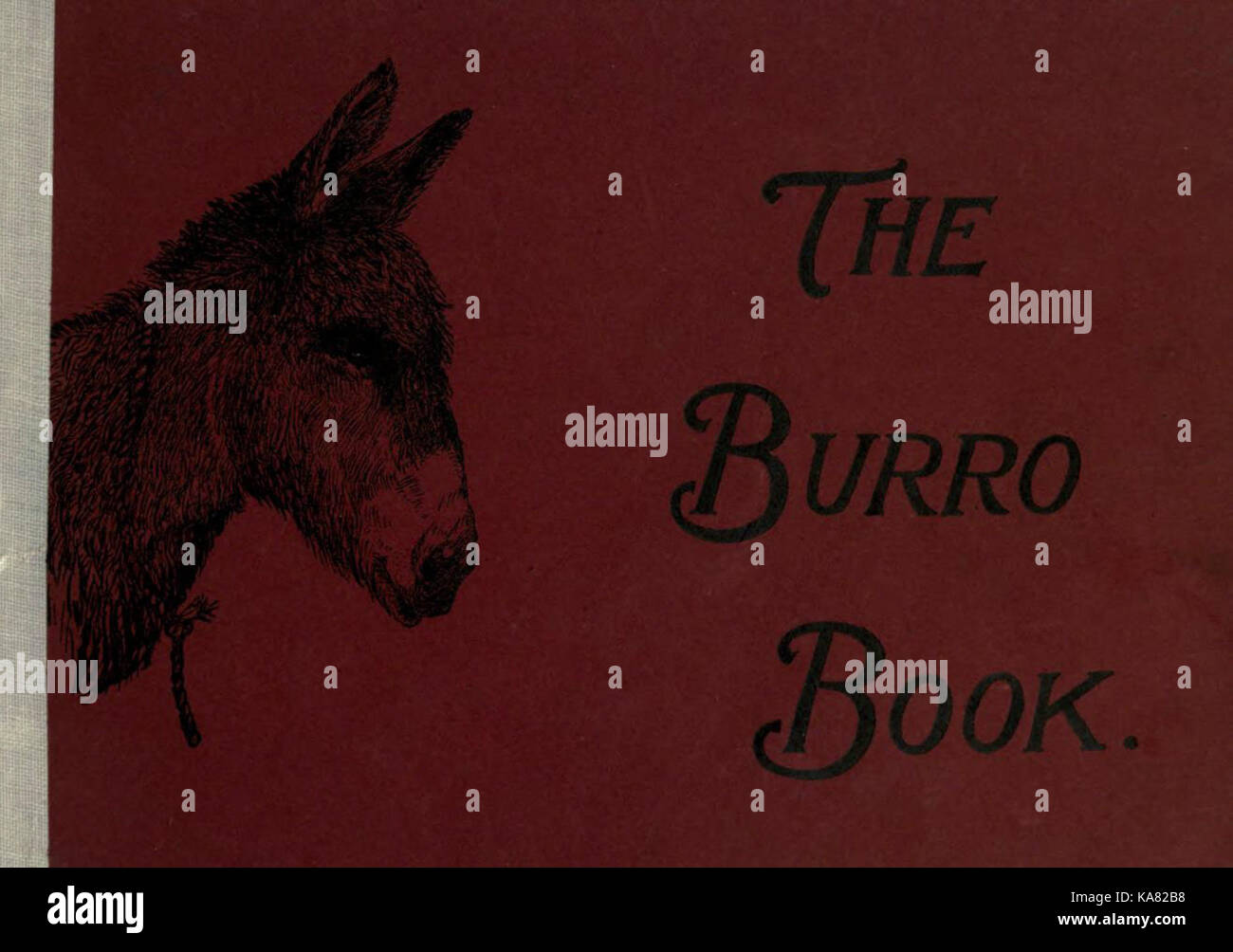The cover of The Burro Book features a depiction of a burro ...
