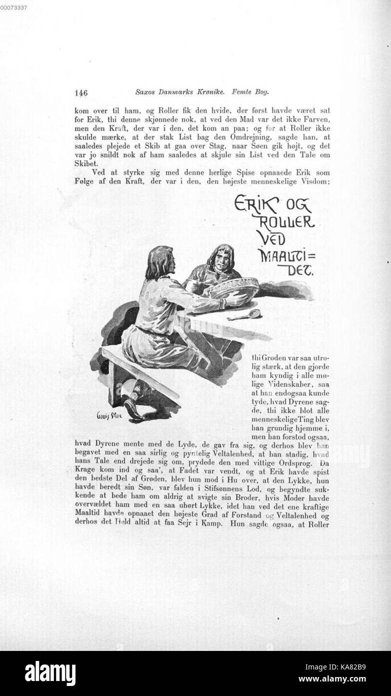 This 1898 publication, written by Saxo Grammaticus, Frederik Winkel ...