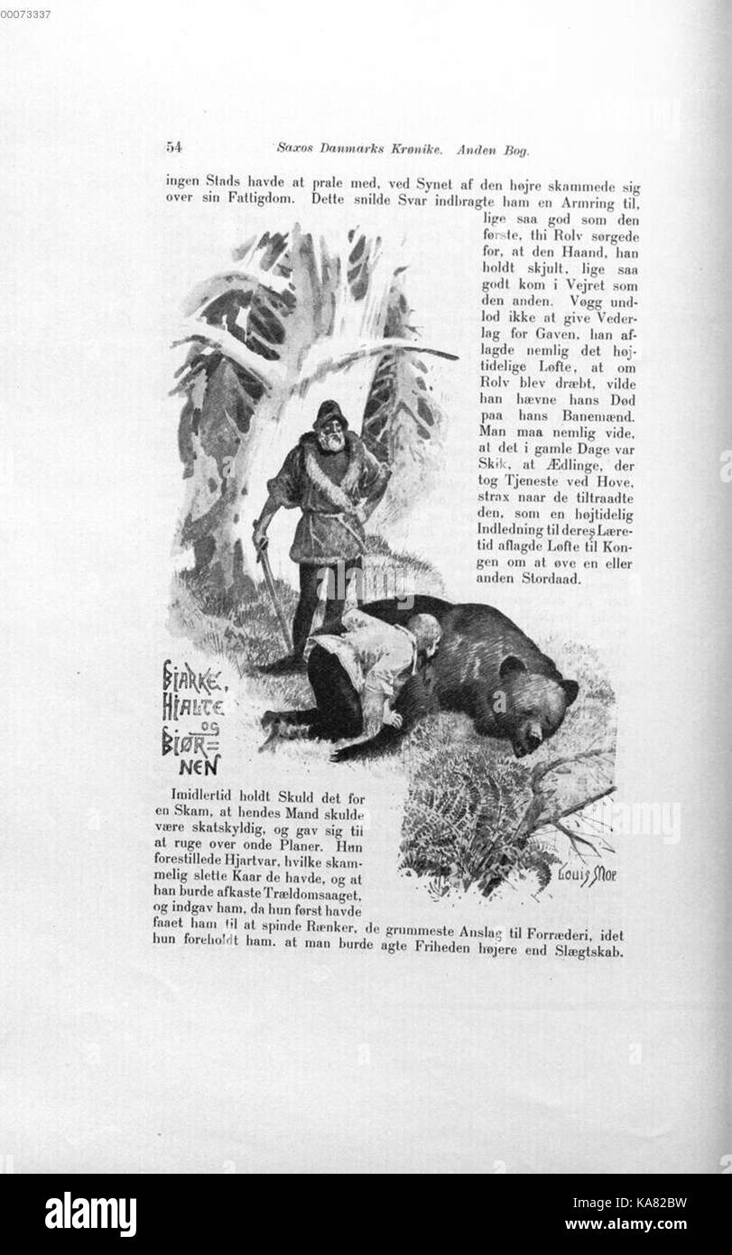 Saxo Grammaticus Frederik Winkel Horn Louis Moe (1898) bsb00073337 ...