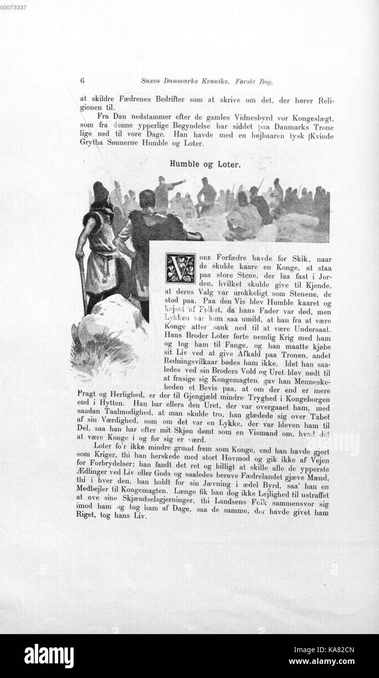 Saxo Grammaticus Frederik Winkel Horn Louis Moe (1898) bsb00073337 ...