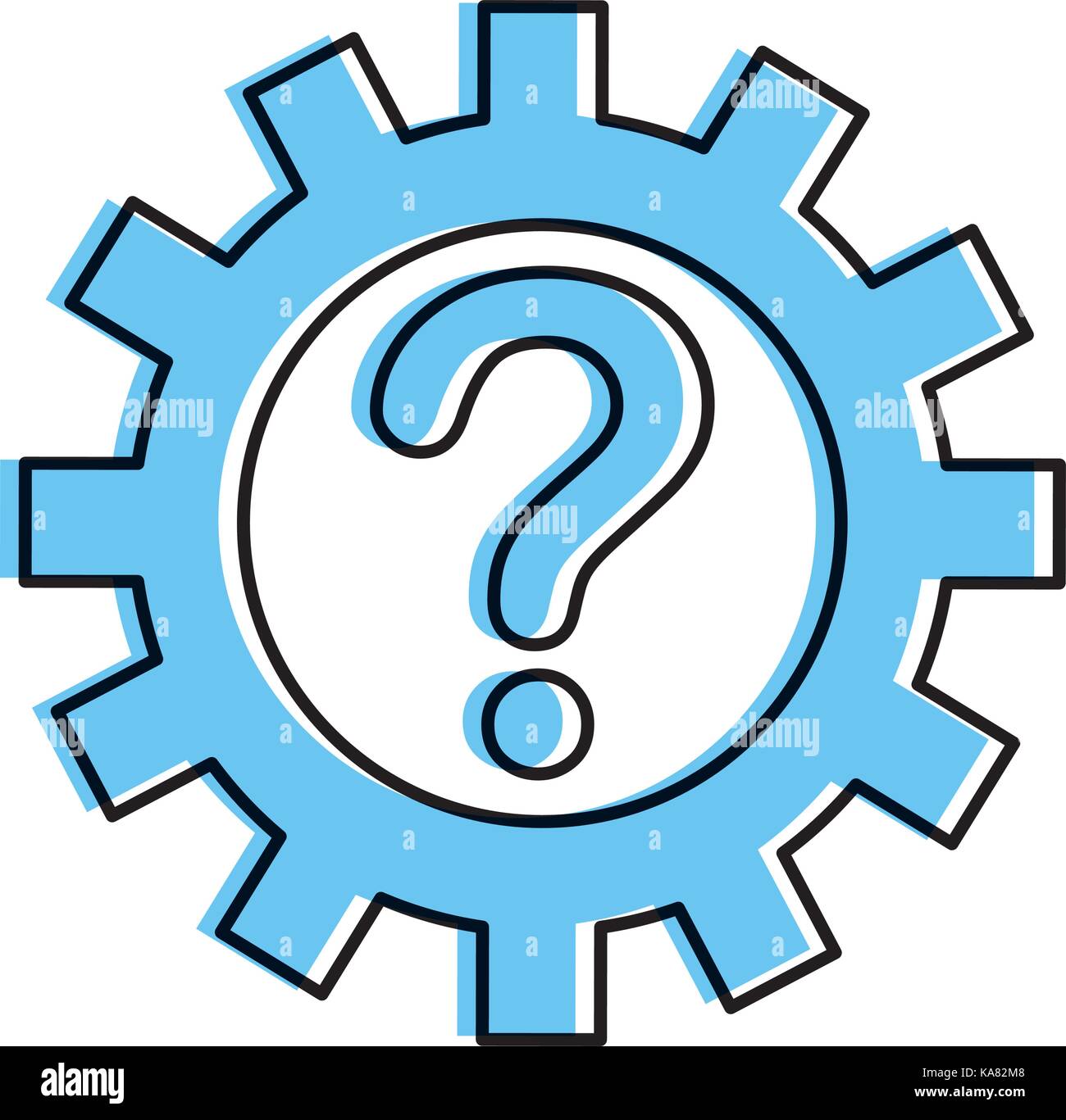 customer service solution question assitance Stock Vector Image & Art ...