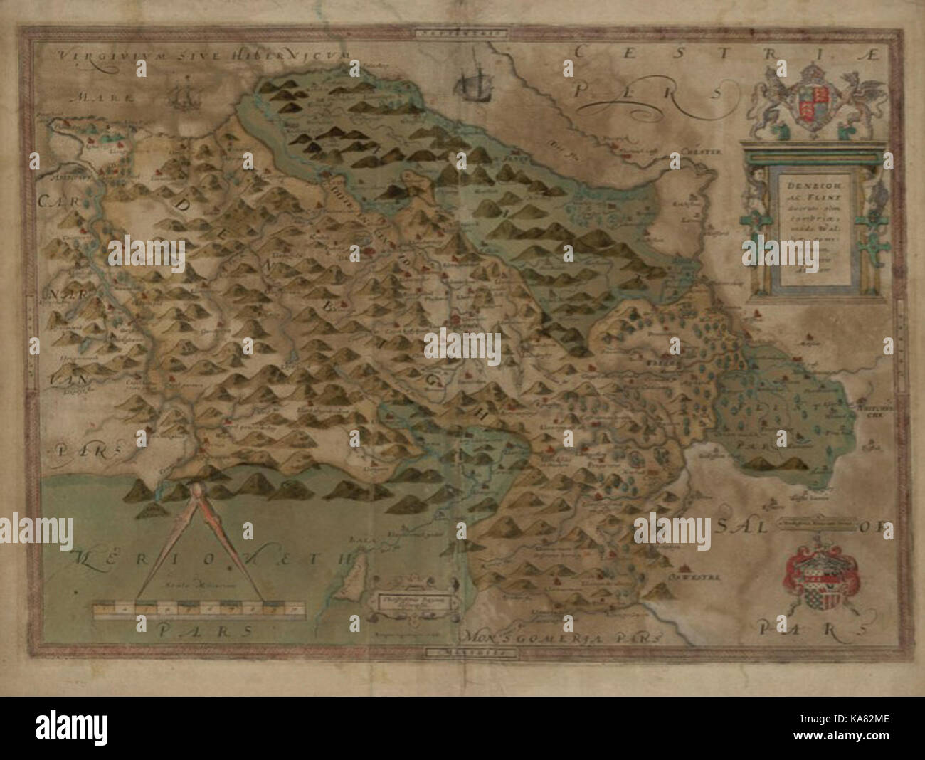 Saxton map hi-res stock photography and images - Alamy