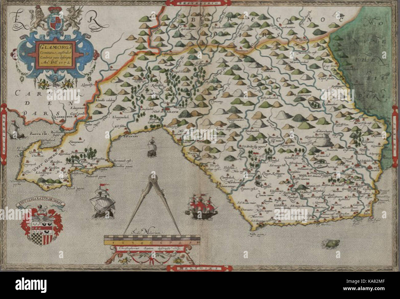 Map of saxton hi-res stock photography and images - Alamy