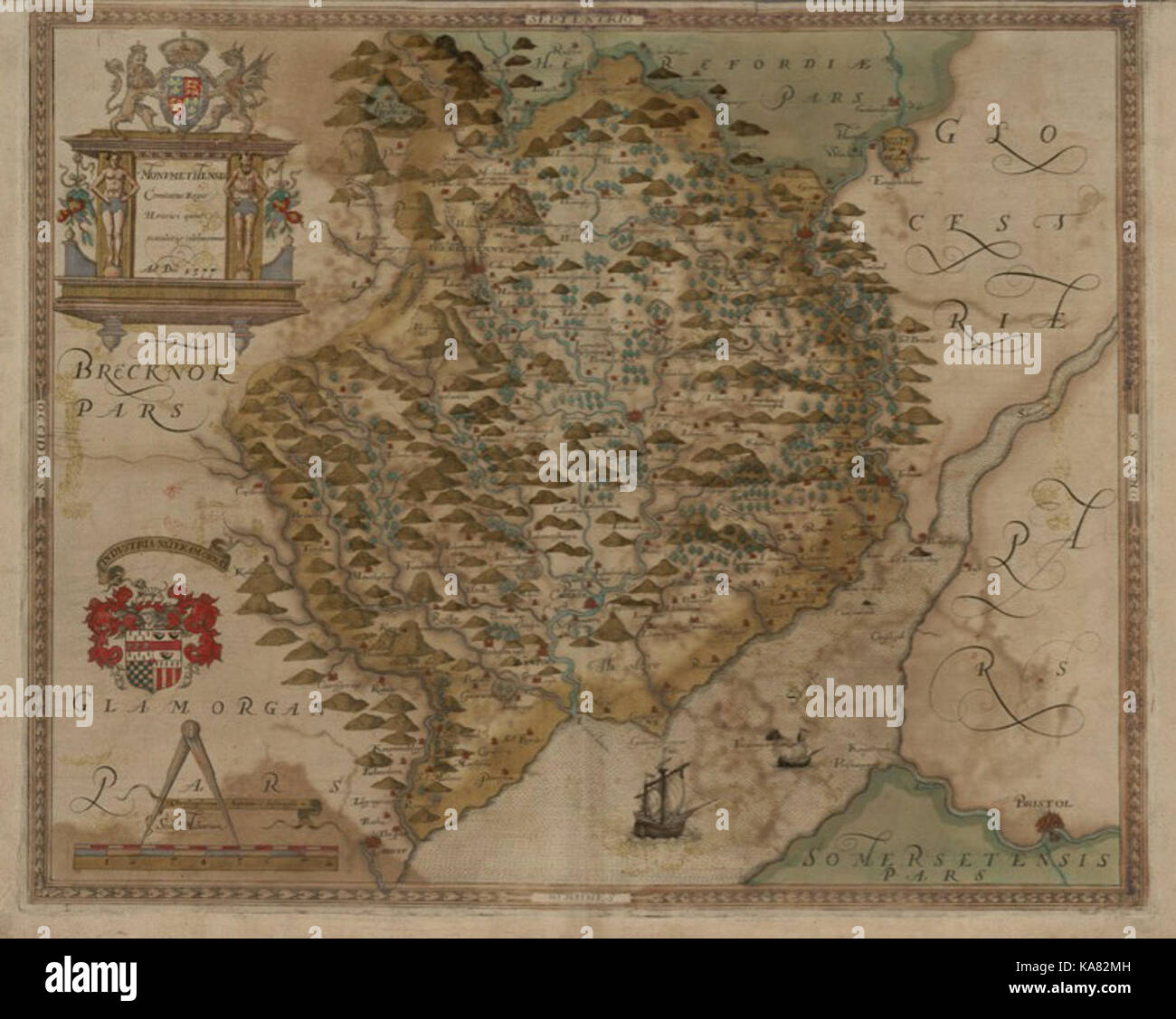 Saxton map hi-res stock photography and images - Alamy