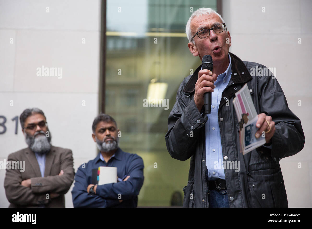 London, UK. 25th Sep, 2017. Paul Holbrow of Islington Stand Up To ...