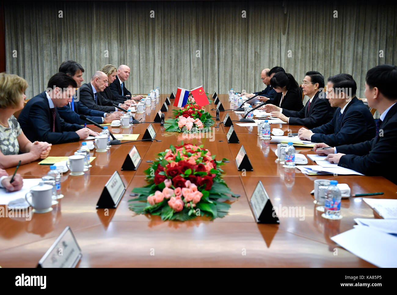 Beijing, China. 25th Sep, 2017. Chinese State Councilor and Minister of ...