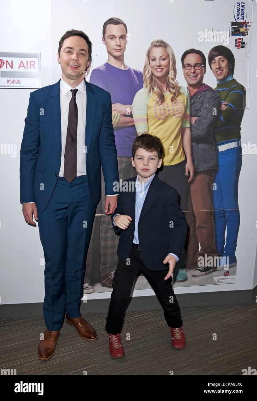 New York, NY, USA. 25th Sep, 2017. Jim Parsons, Iain Armitage at a ...