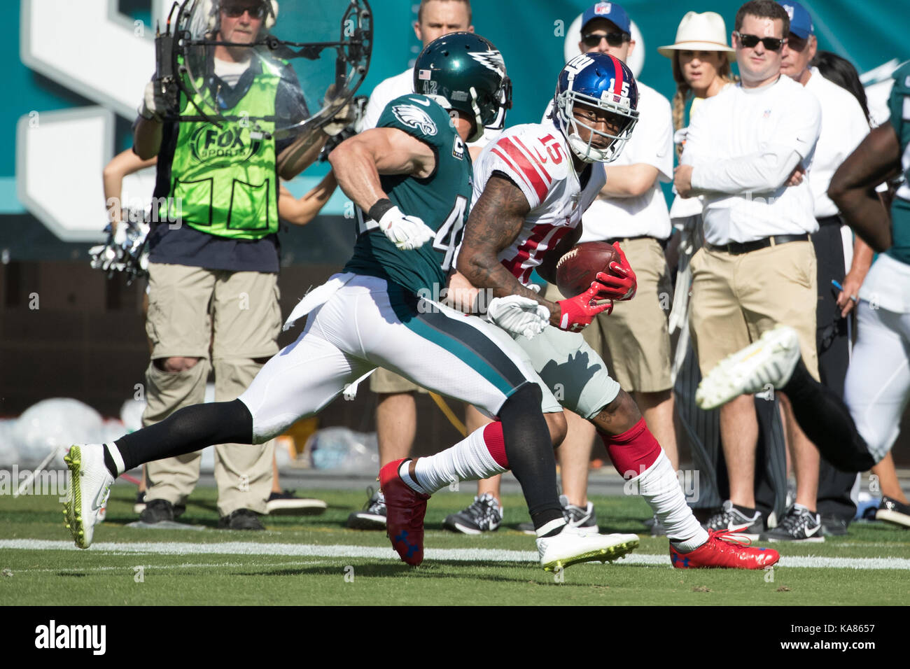 Philadelphia, Pennsylvania, USA. 24th Sep, 2017. New York Giants wide ...