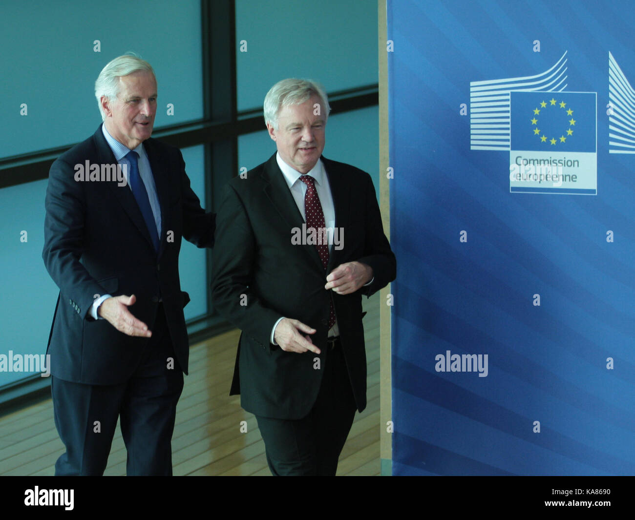 Brussels, Belgium. 25th Sep, 2017. EU Ministers of Foreign and European ...