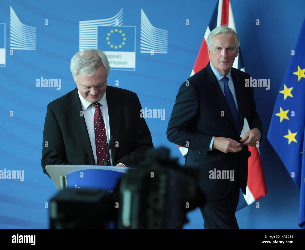 Brussels, Belgium. 25th Sep, 2017. EU Ministers of Foreign and European ...