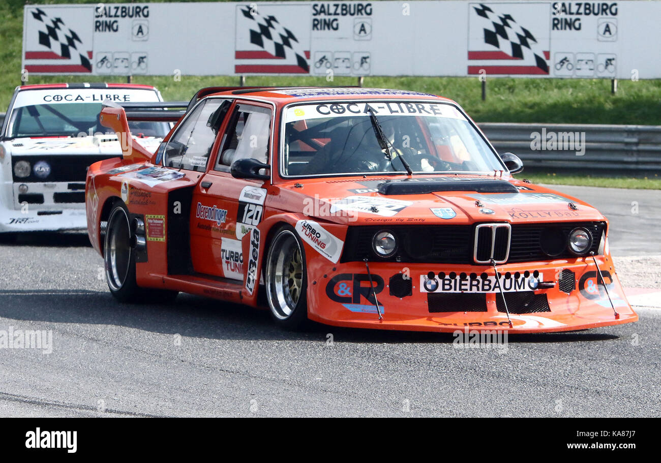 Austria. 24th Sep, 2017. Erwin Warislowich/BMW E 21 Gr 5.Histo Cup ...