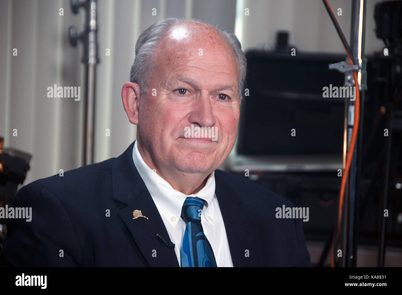 Anchorage(USA. 25th Sep, 2017. Bill Walker, Governor of U.S. state of ...