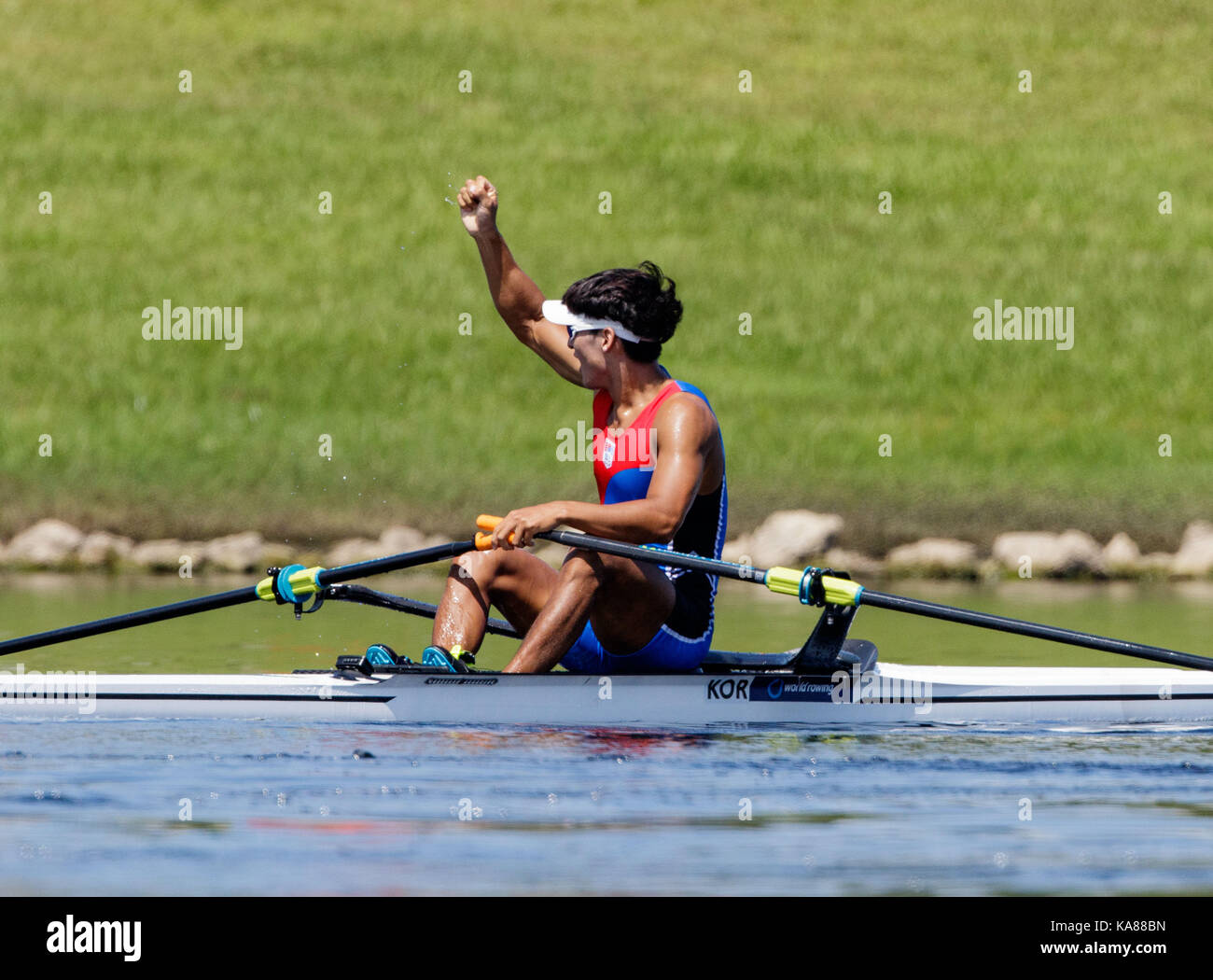 Sarasota-Bradenton, Florida, USA. 25th Sep, 2017. Dongyong Kim of team ...