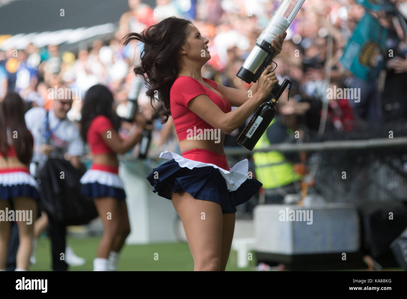 London, UK. 24th Sep, 2017. Wembley Stadium, London, England; NFL ...