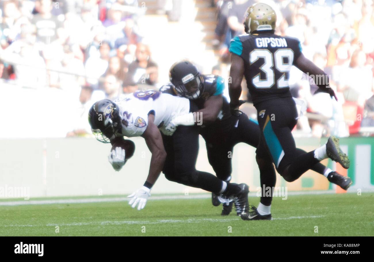 London, UK. 24th Sep, 2017. Wembley Stadium, London, England; NFL ...