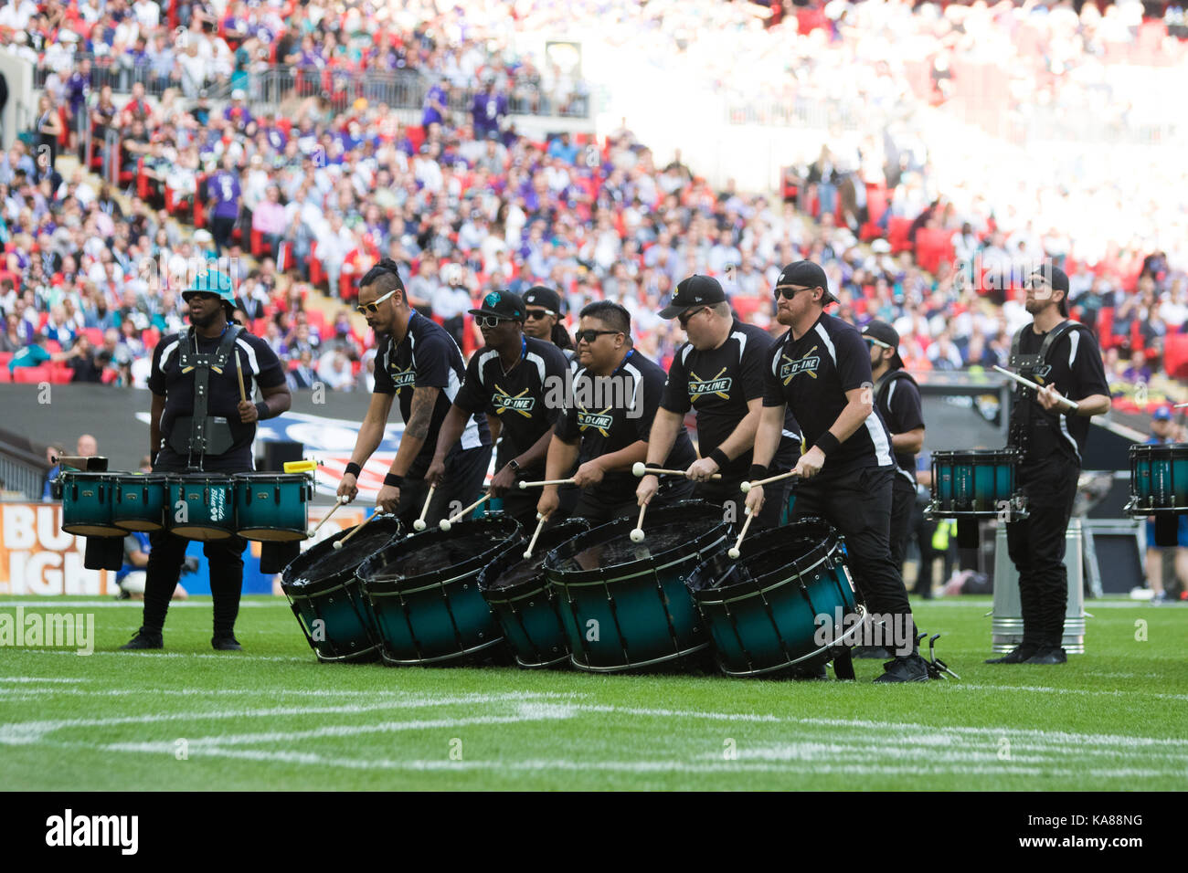 London, UK. 24th Sep, 2017. Wembley Stadium, London, England; NFL ...