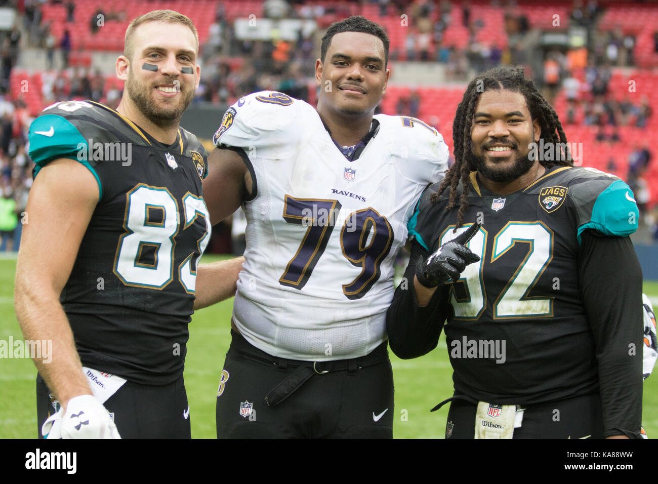 London, UK. 24th Sep, 2017. Wembley Stadium, London, England; NFL ...