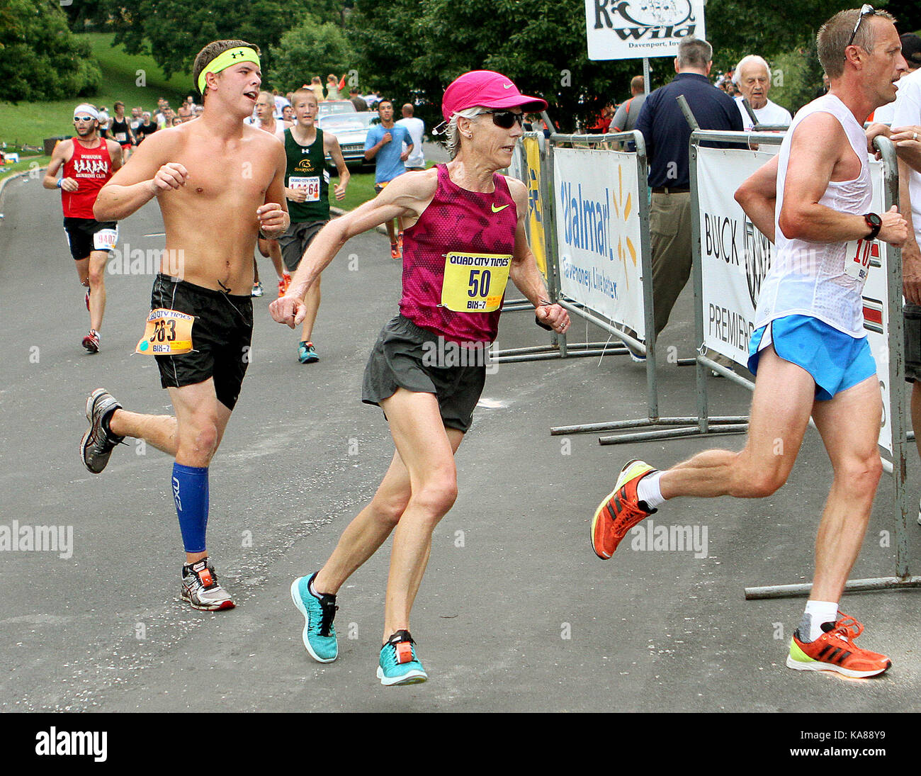 Davenport, Iowa, USA. 26th July, 2014. Joan Samuelson, of Freeport ...