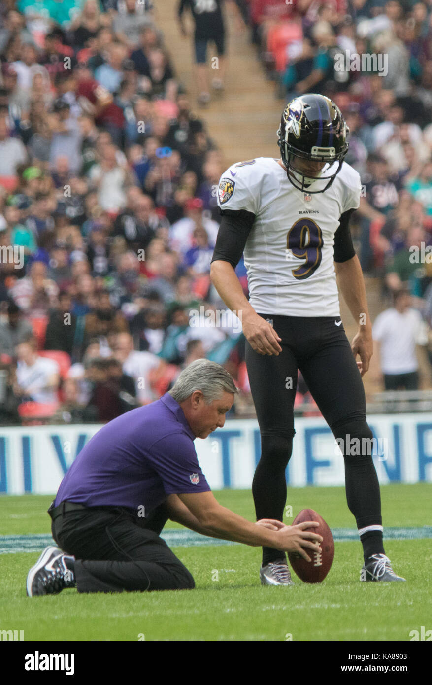 London, UK. 24th Sep, 2017. Wembley Stadium, London, England; NFL ...