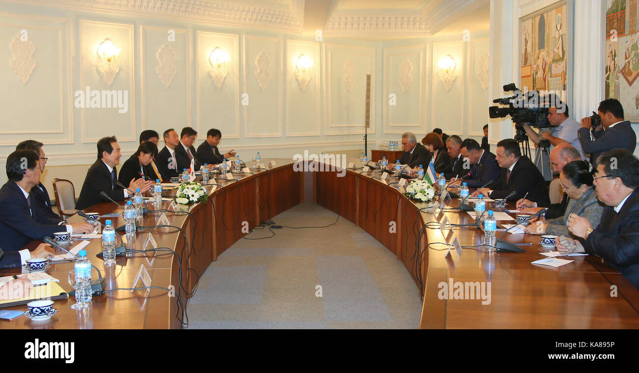 26th Sep, 2017. House speaker meets Uzbek parliament officials South ...