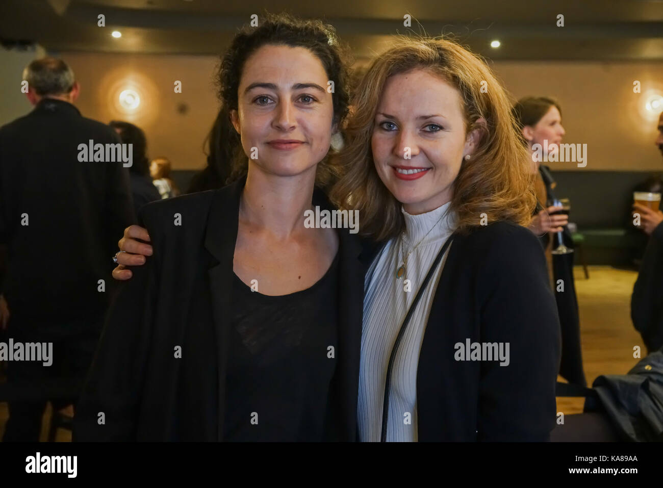 London, England, UK. 25th Sep, 2017. Director Laura Schroeder (L) of ...