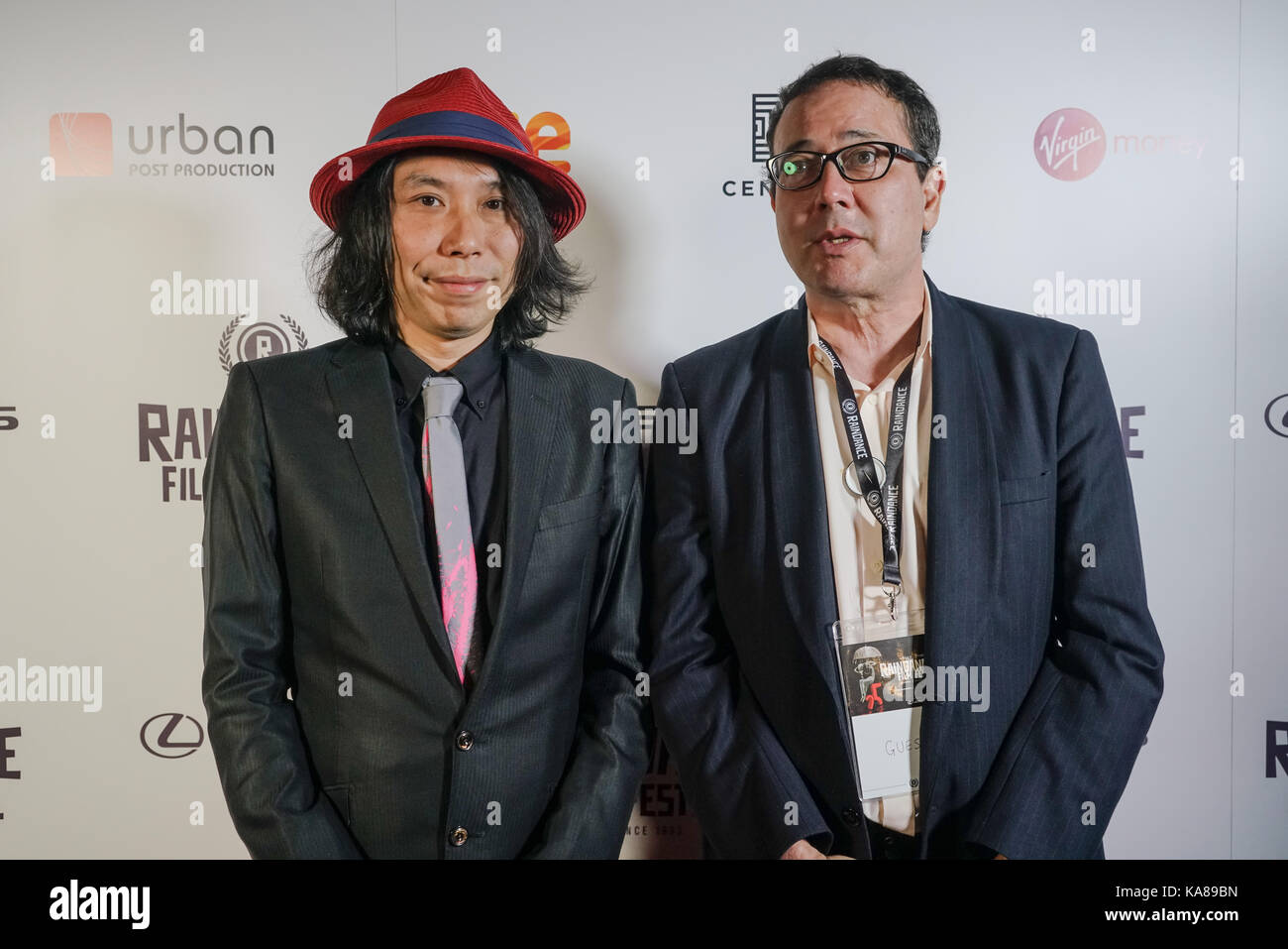 London, England, UK. 25th Sep, 2017. Mike Rogers and Ken Nishikawa of Ghostroads attend ...