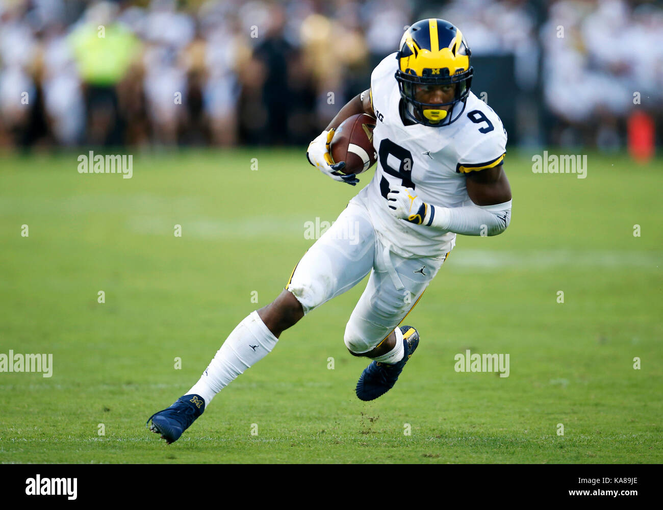 West Lafayette, Indiana, USA. 23rd Sep, 2017. Michigan wide receiver ...
