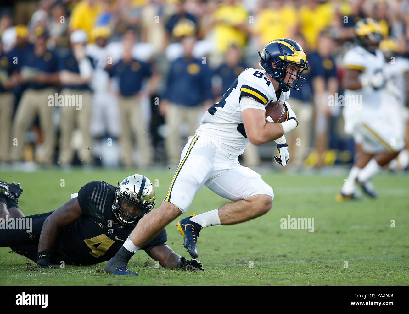 West Lafayette, Indiana, USA. 23rd Sep, 2017. Michigan tight end Sean ...