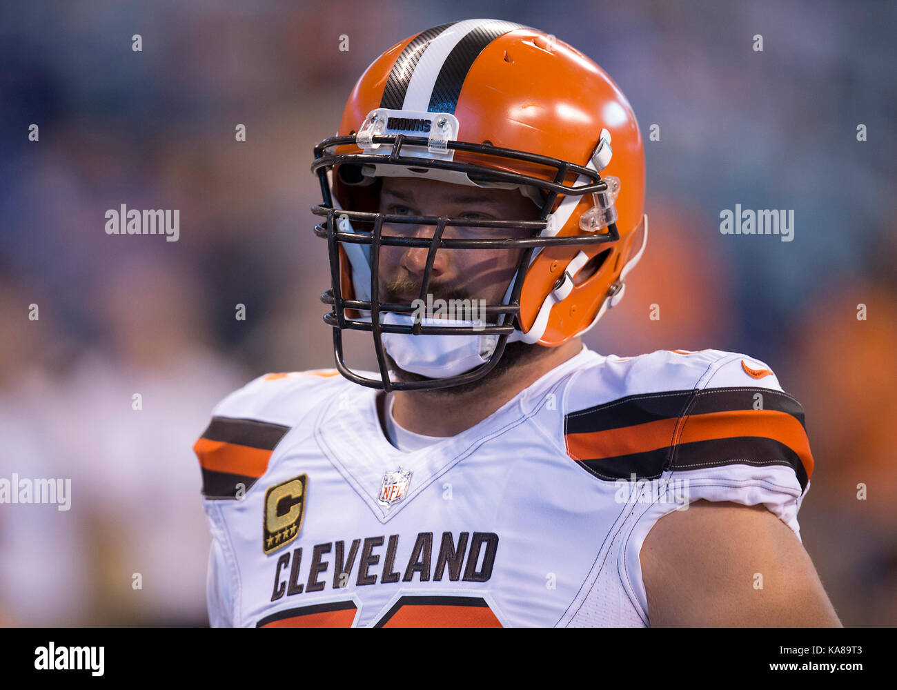 Indianapolis, Indiana, USA. 24th Sep, 2017. Cleveland Browns offensive ...