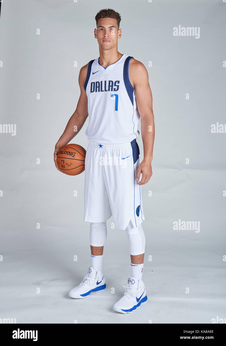 Sept 25, 2017: Dallas Mavericks forward Dwight Powell #7 poses during ...