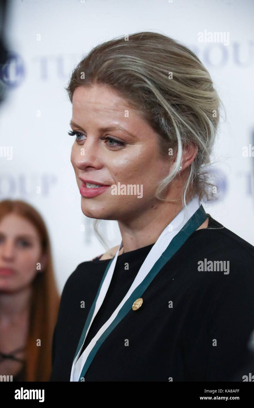 New York, NY, USA. 25th Sep, 2017. Kim Clijster at arrivals for 32nd ...