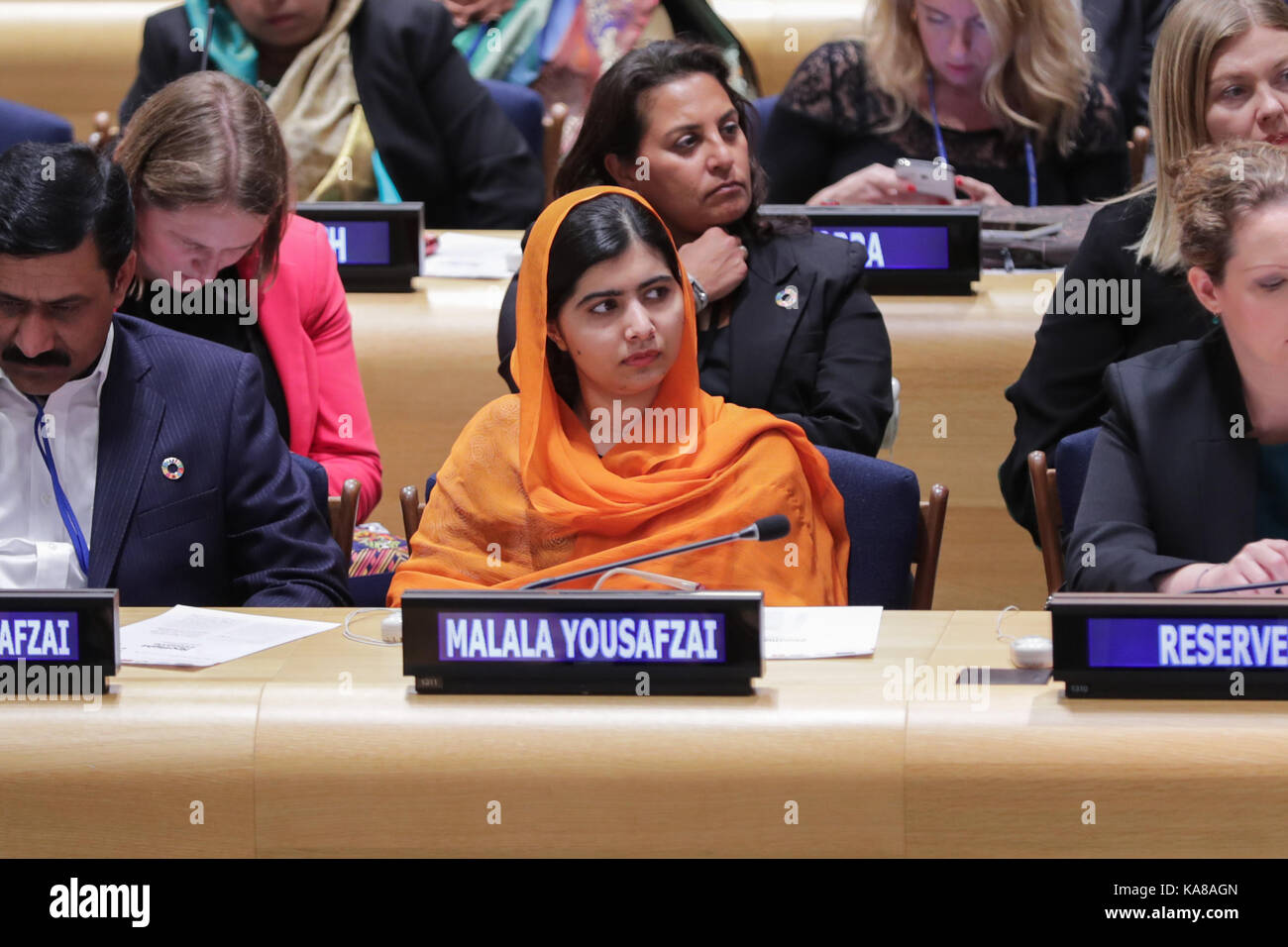 Malala yousafzai united nations hi-res stock photography and images - Alamy