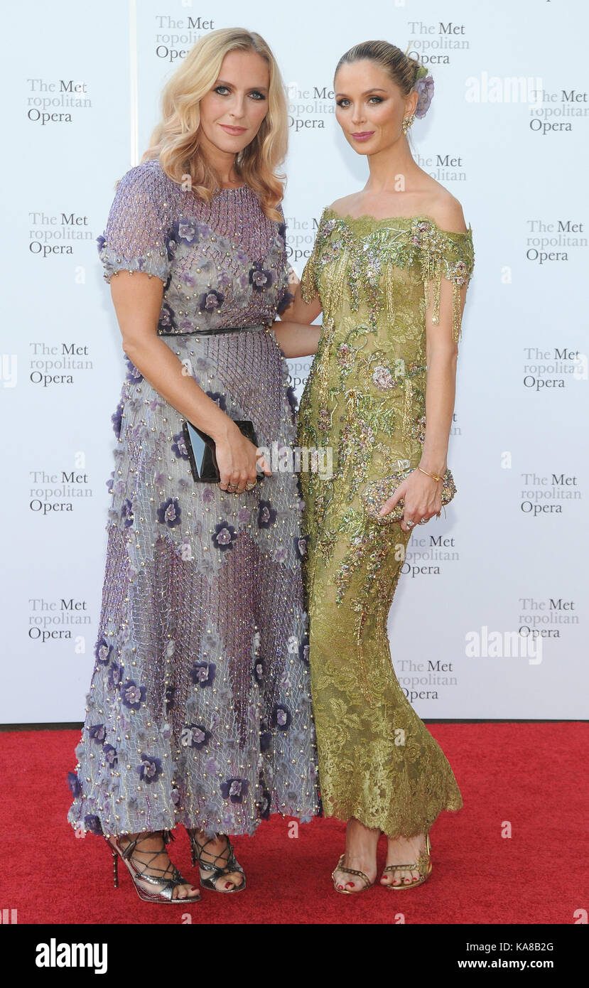 New York, NY, USA. 25th Sep, 2017. Keren Craig and Georgina Chapman ...