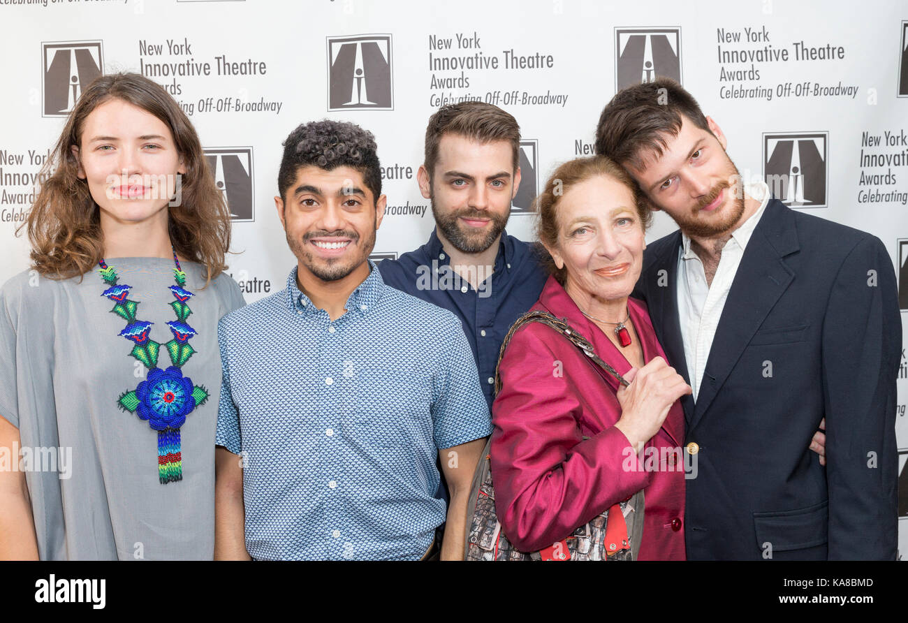 New York, United States. 25th Sep, 2017. Hannah Mitchell, Fernando ...