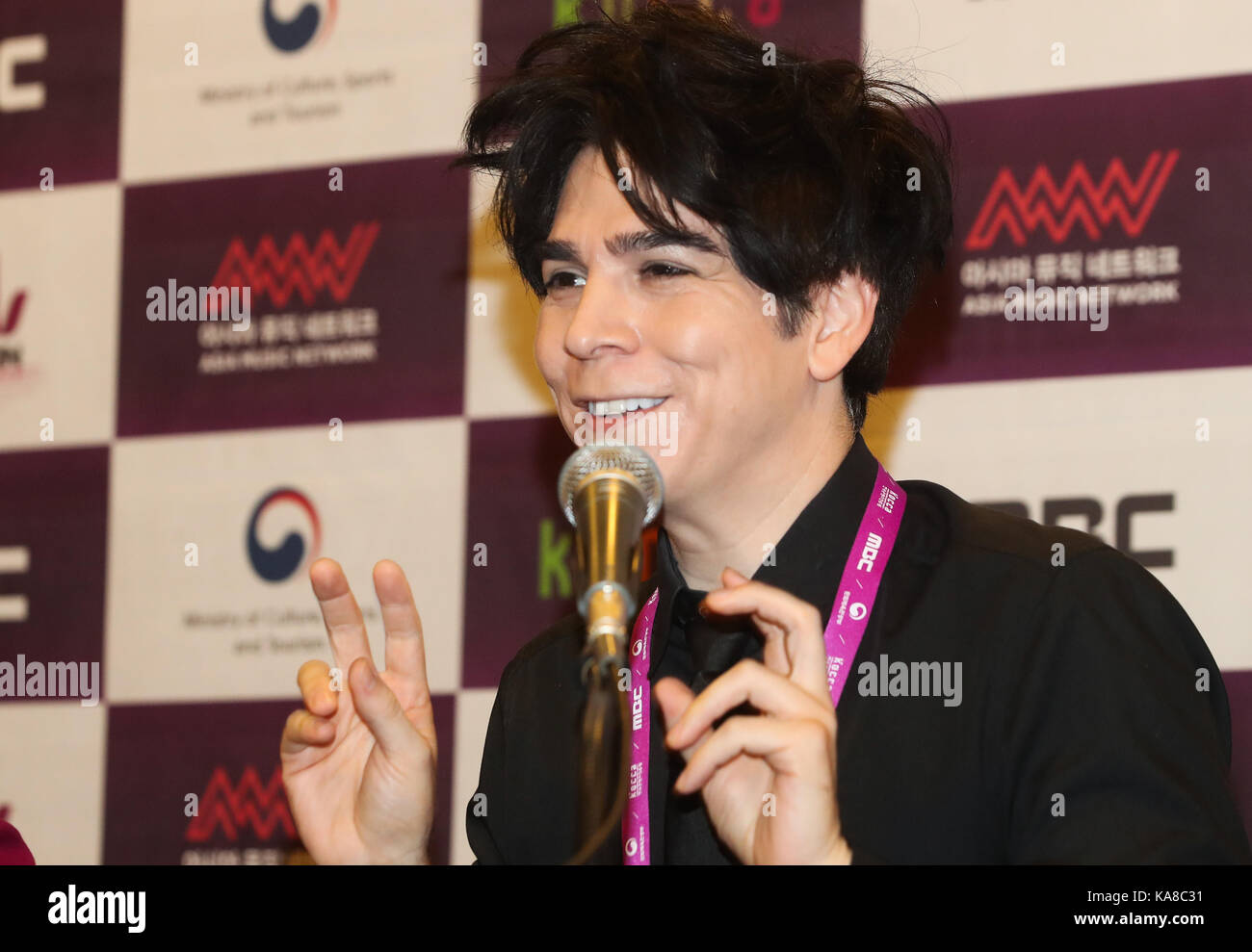 Seoul, South Korea. 26th Sep, 2017. 26th Sep, 2017. Garibay visits ...