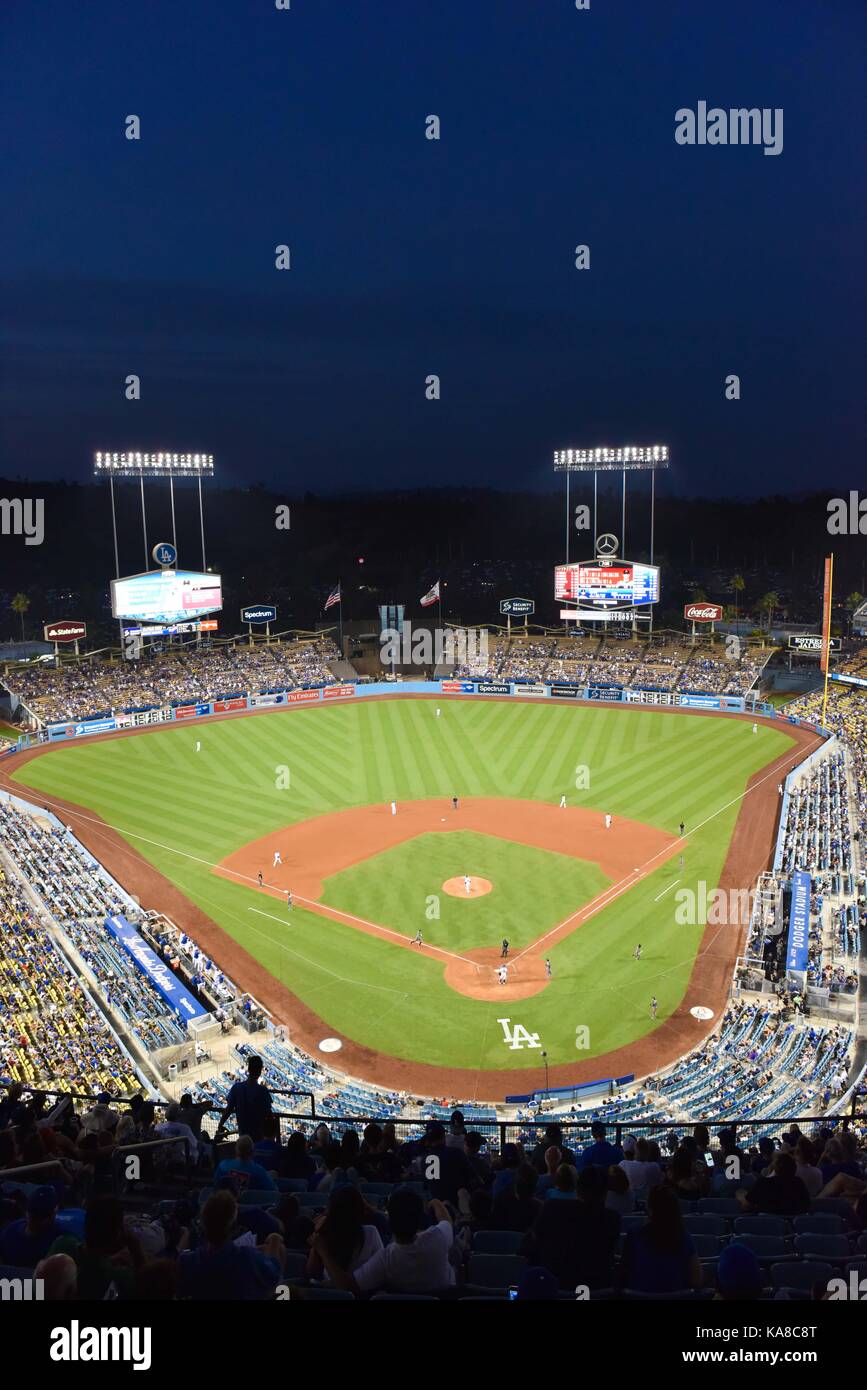 Los Angeles, California, USA. 4th Sep, 2017. Dodger Stadium MLB : A ...