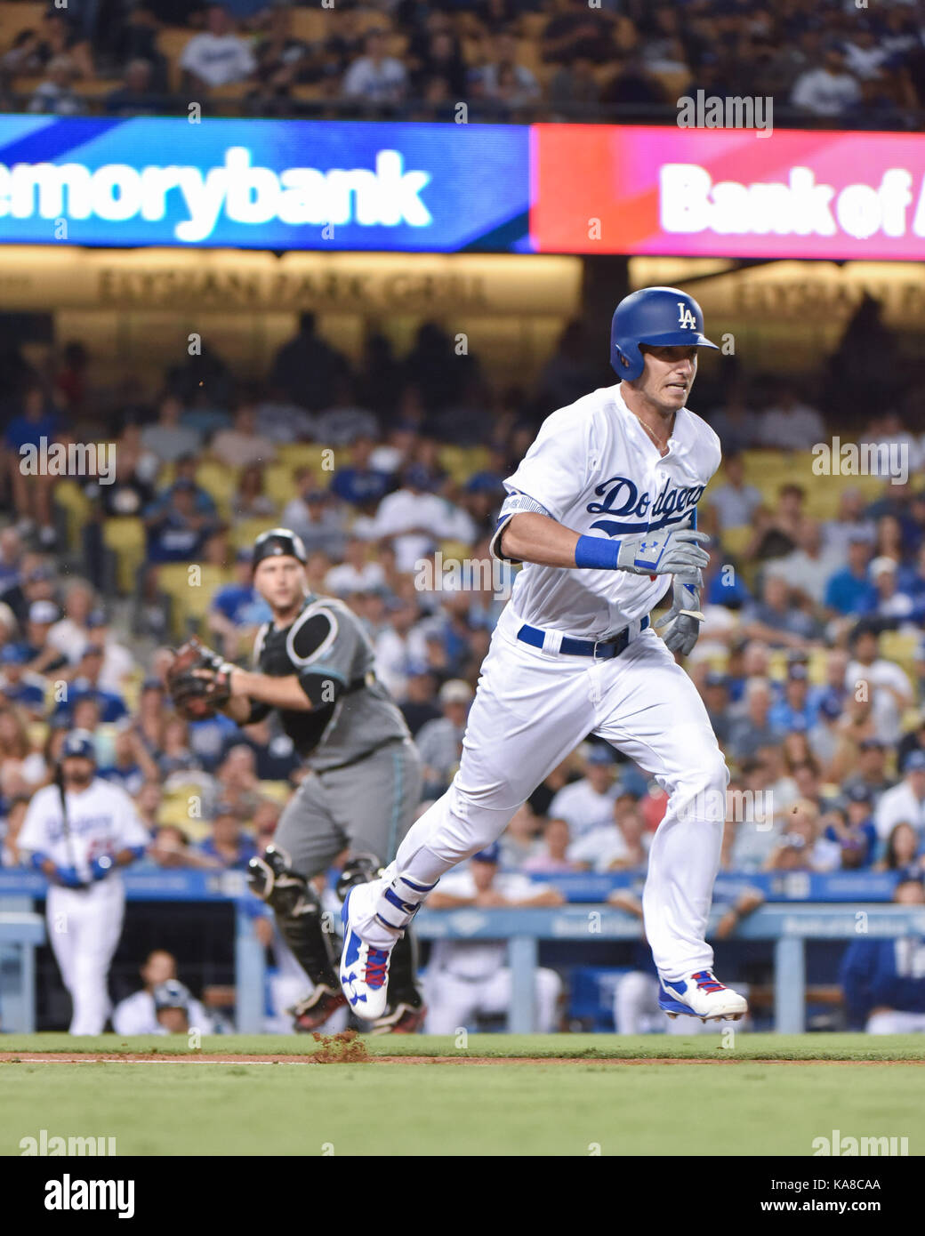 Los Angeles, California, USA. 5th Sep, 2017. Cody Bellinger (Dodgers ...